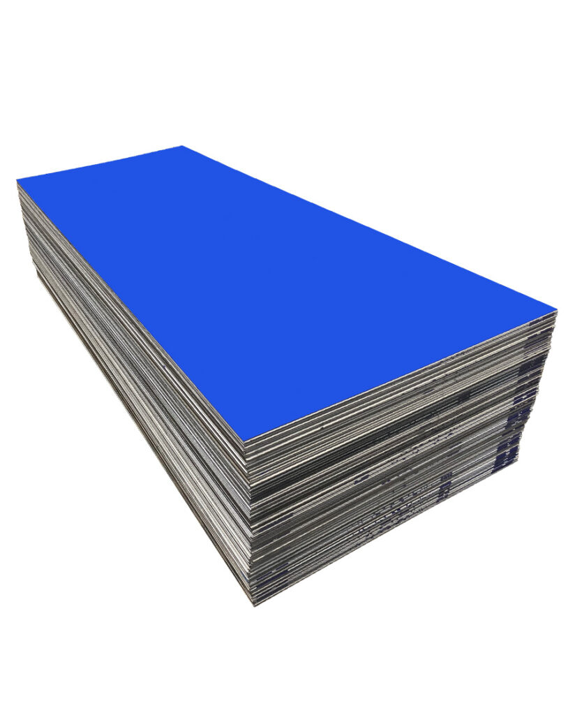 Panel de Aluminio Compuesto 1.25 X 3.05 Blue - Azul Rey G500 4mm ...