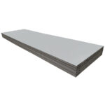 Panel de Aluminio Compuesto 1.25 X 2.44 Silver Metal - Plateado ...