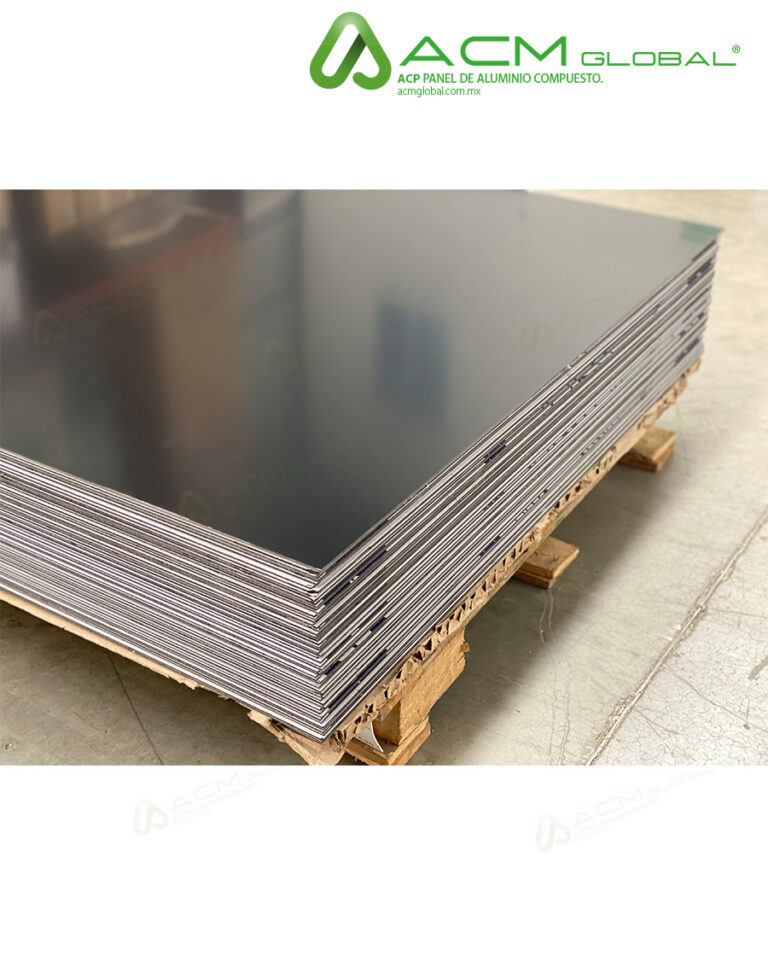 Panel de Aluminio Compuesto 1.25 X 2.44 Black - Negro 4mm Ds07432-2.44 ...